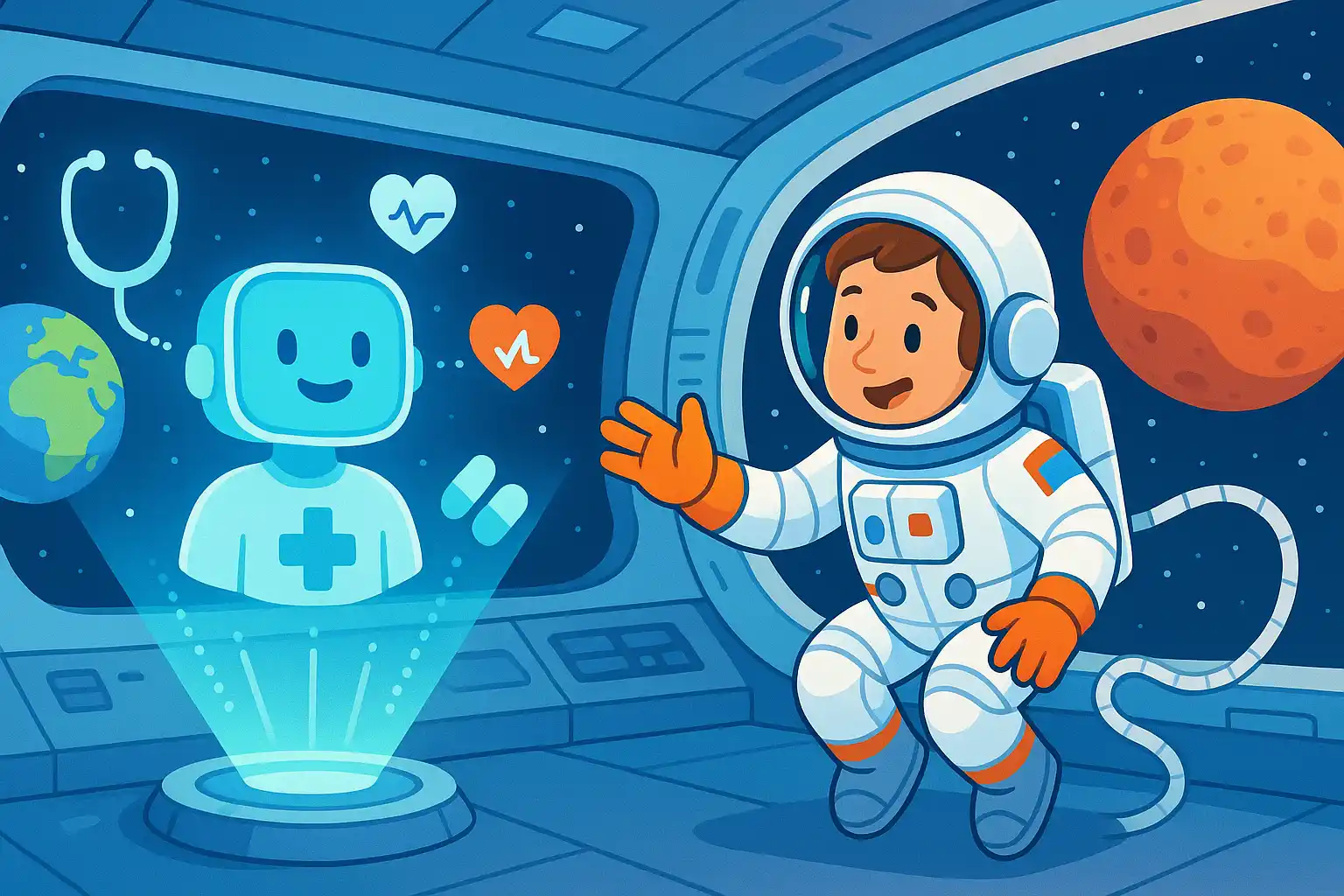 NASA y Google crean asistente médico con IA para cuidar de astronautas ...