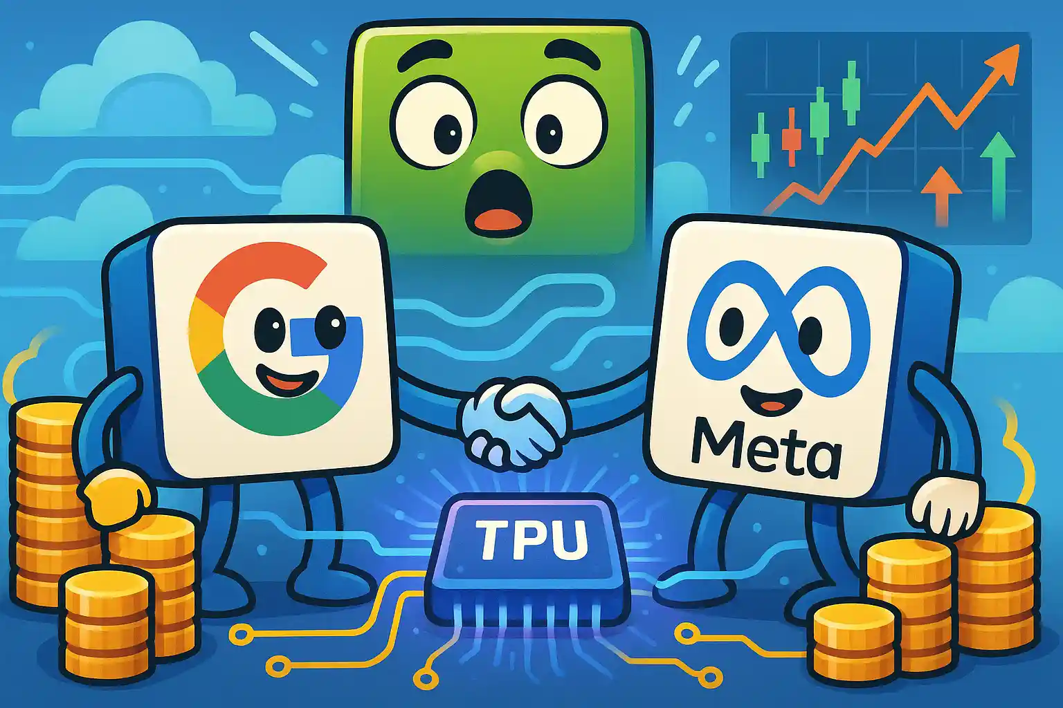 Google busca desafiar a Nvidia: su posible acuerdo millonario con Meta ...